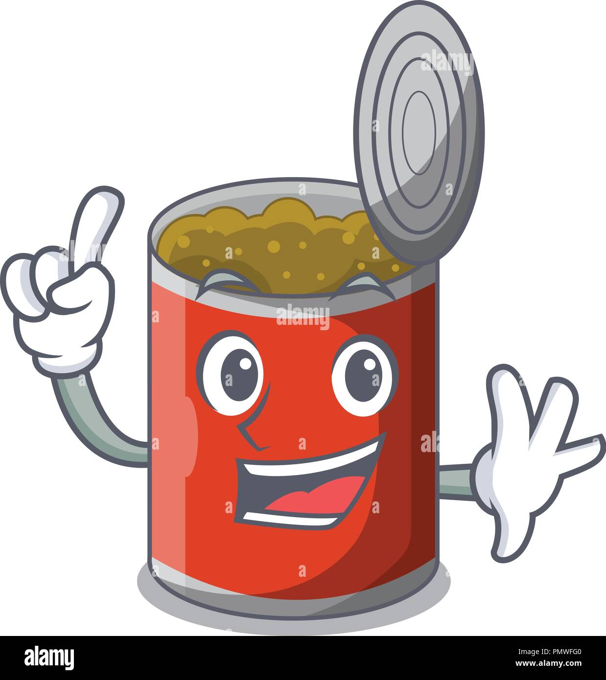 Open bean can Stock Vector Images - Alamy
