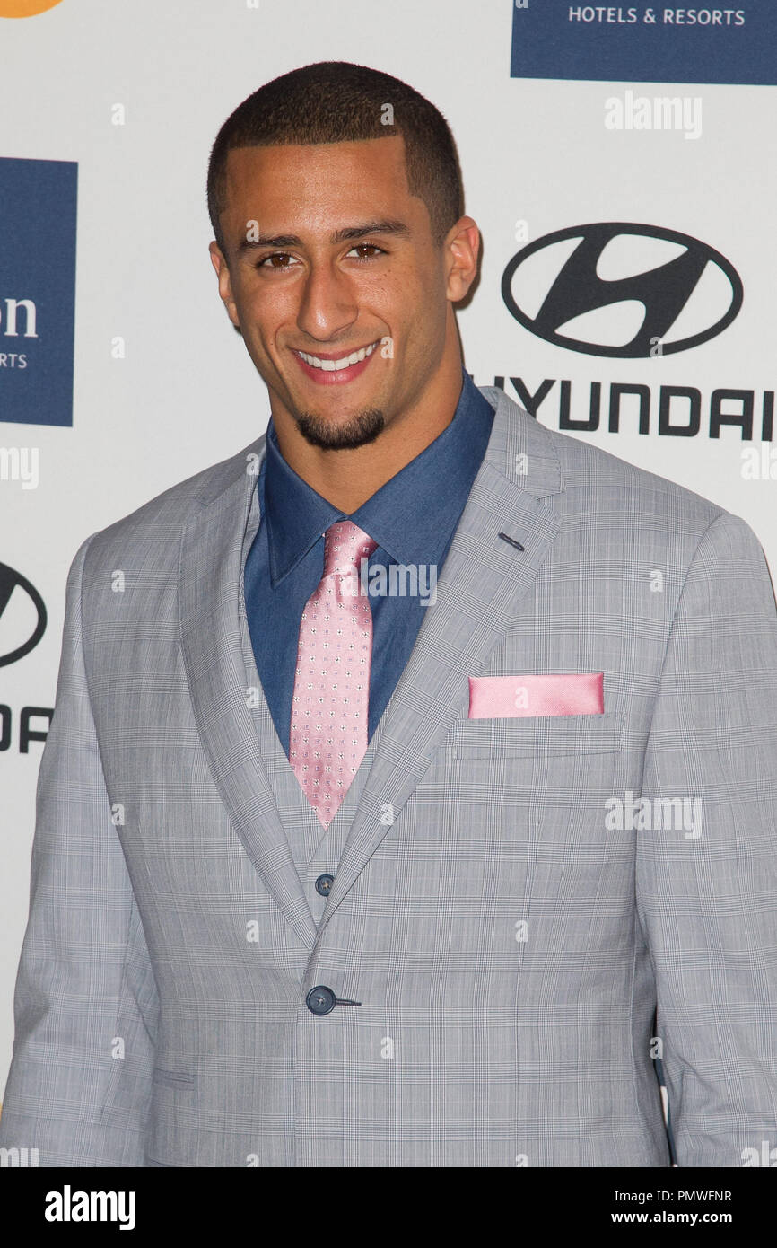 Colin Kaepernick arrives at Clive Davis & The Recording Academy's 2013 ...