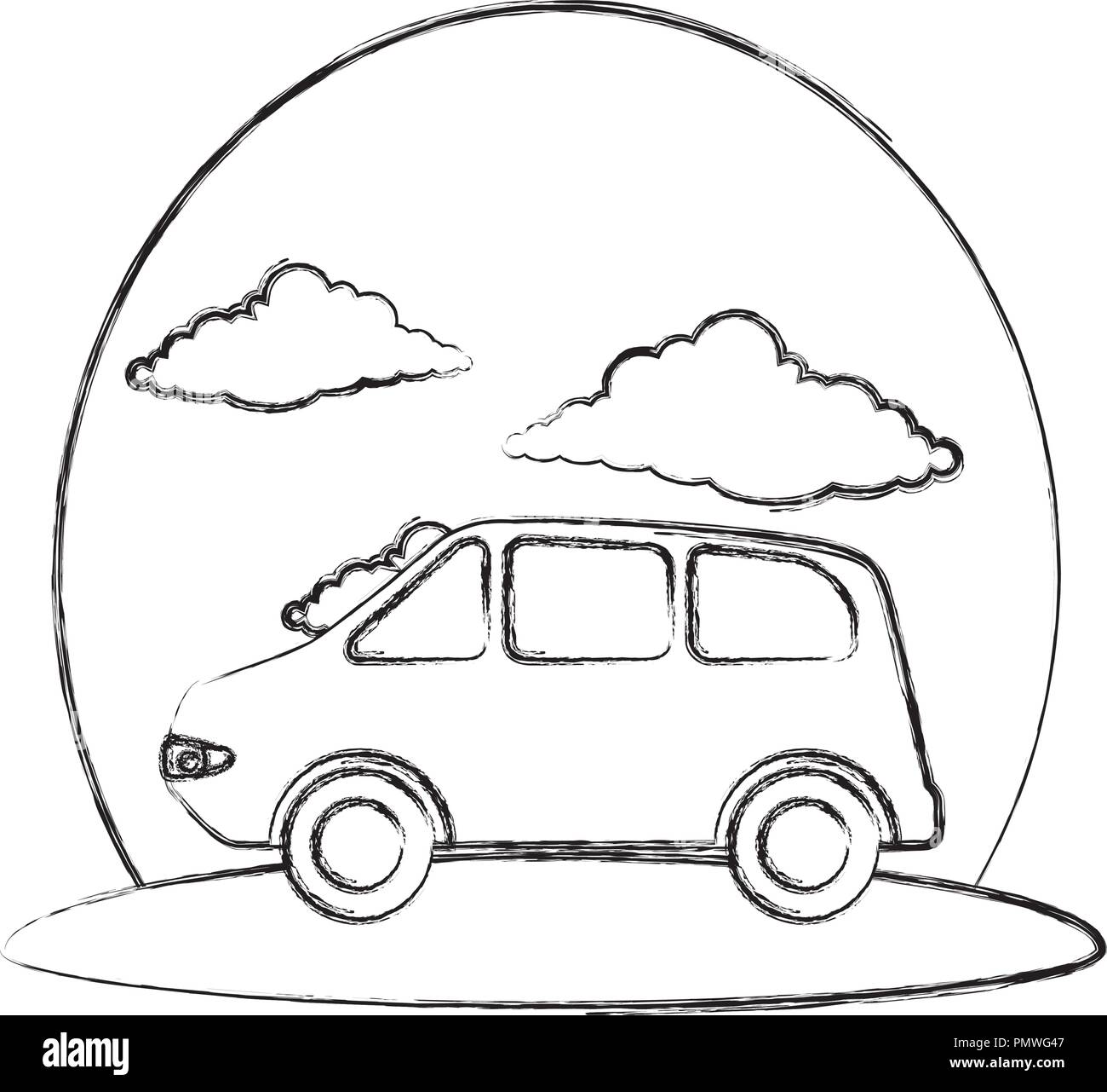 car vehicle on the road Stock Vector Image & Art - Alamy