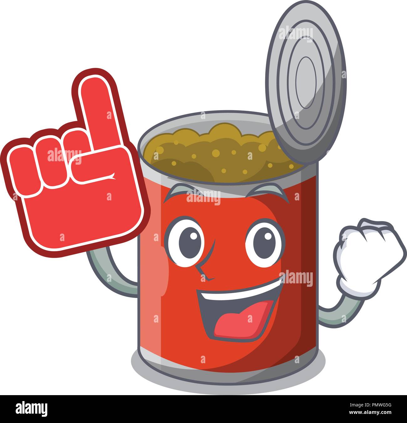 Open bean can Stock Vector Images - Alamy
