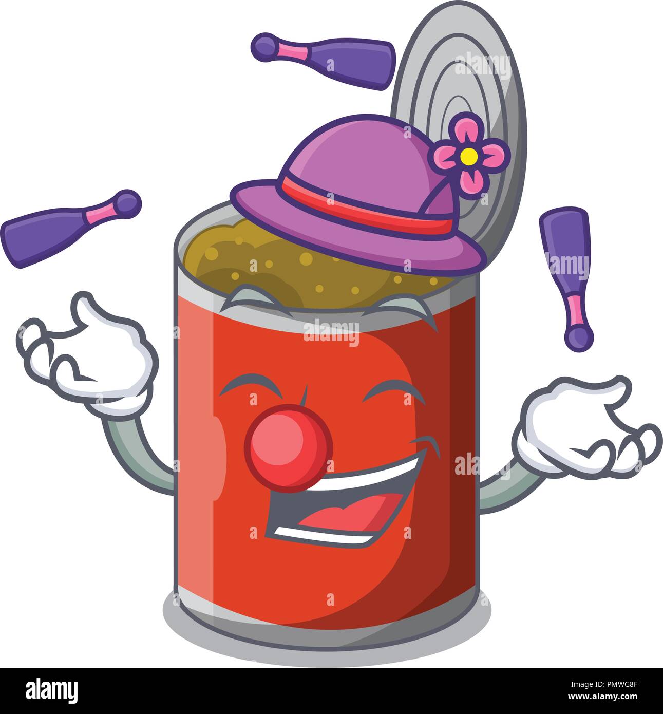 Open bean can Stock Vector Images - Alamy
