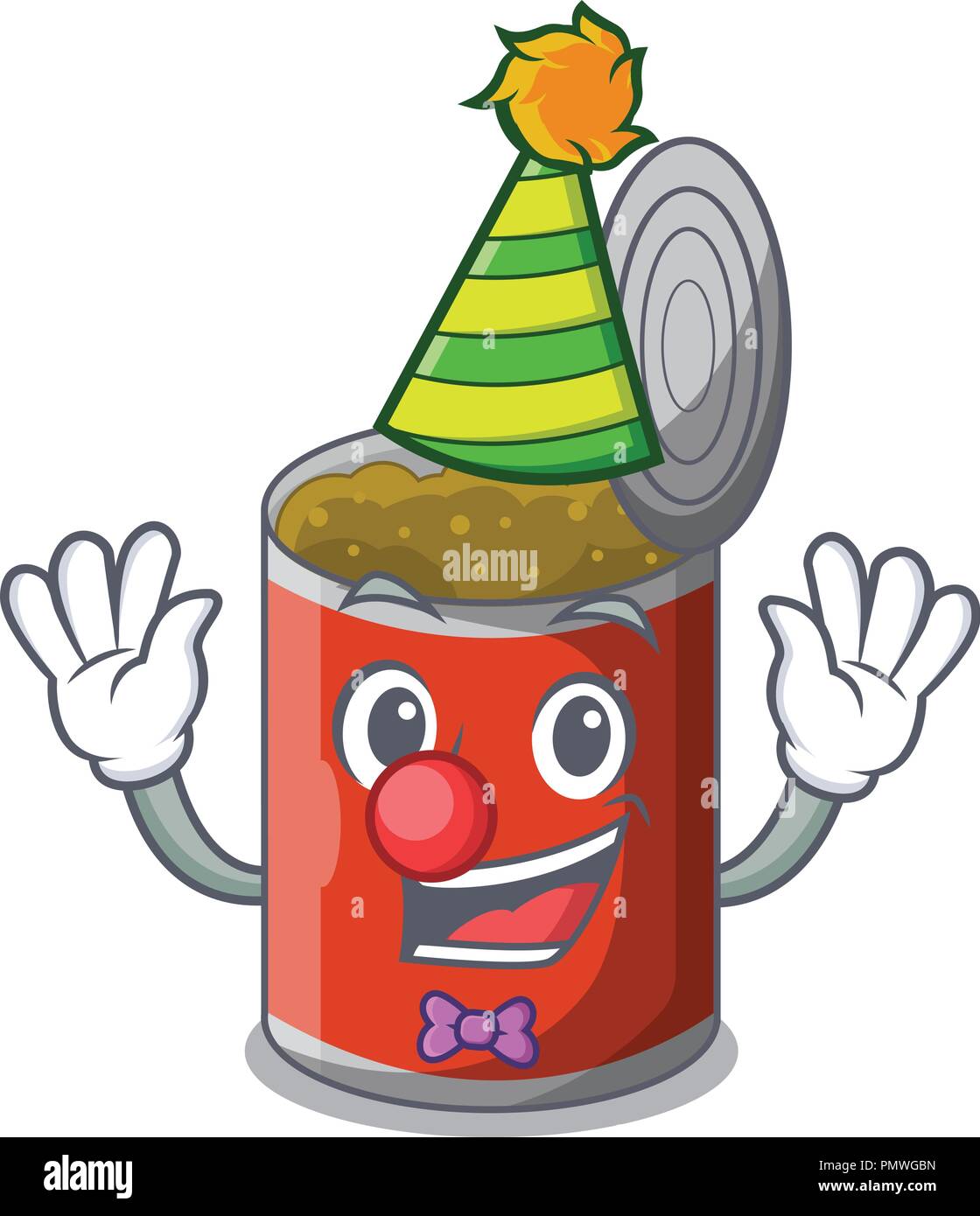 Open bean can Stock Vector Images - Alamy