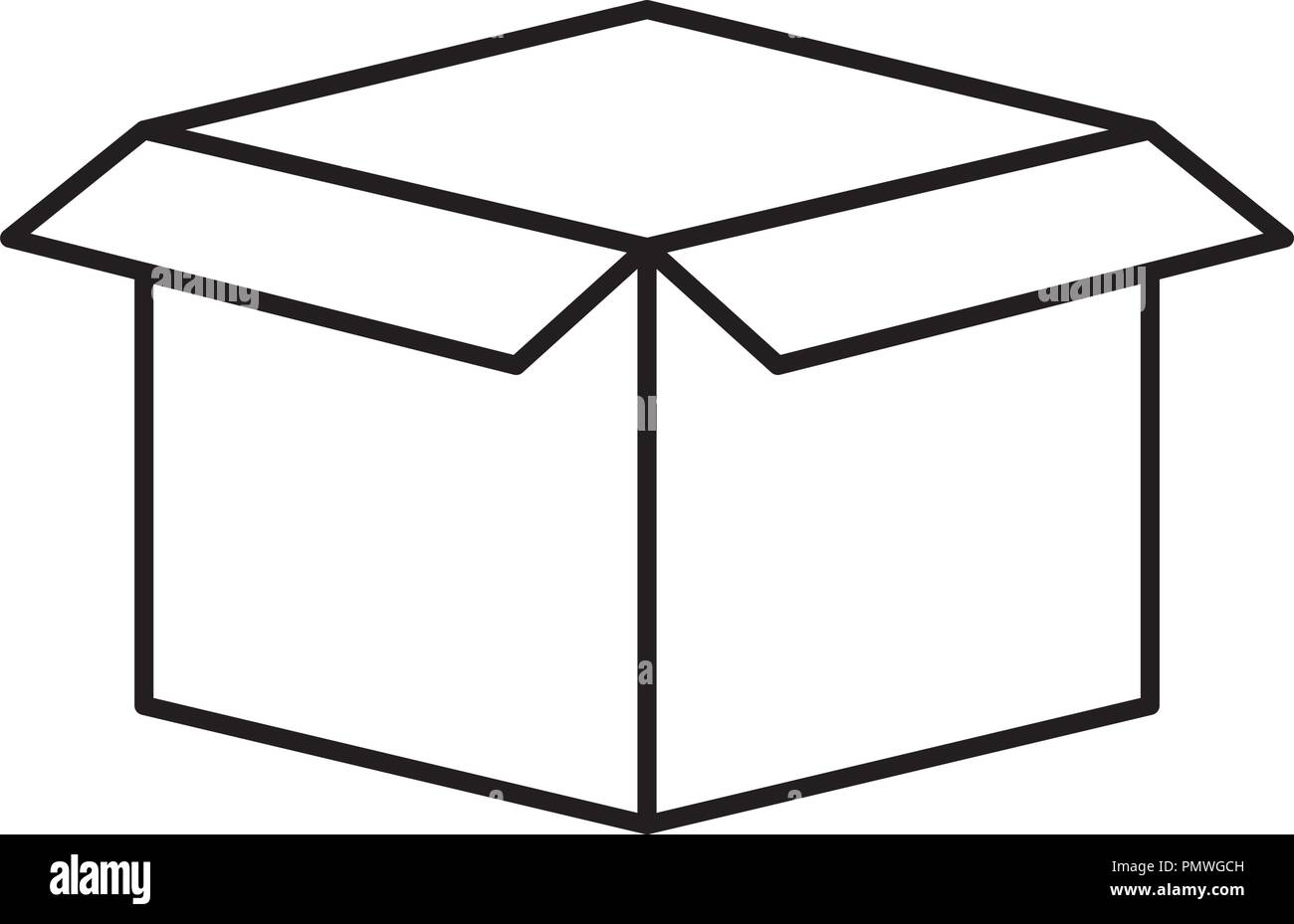 packing box carton icon Stock Vector Image & Art - Alamy