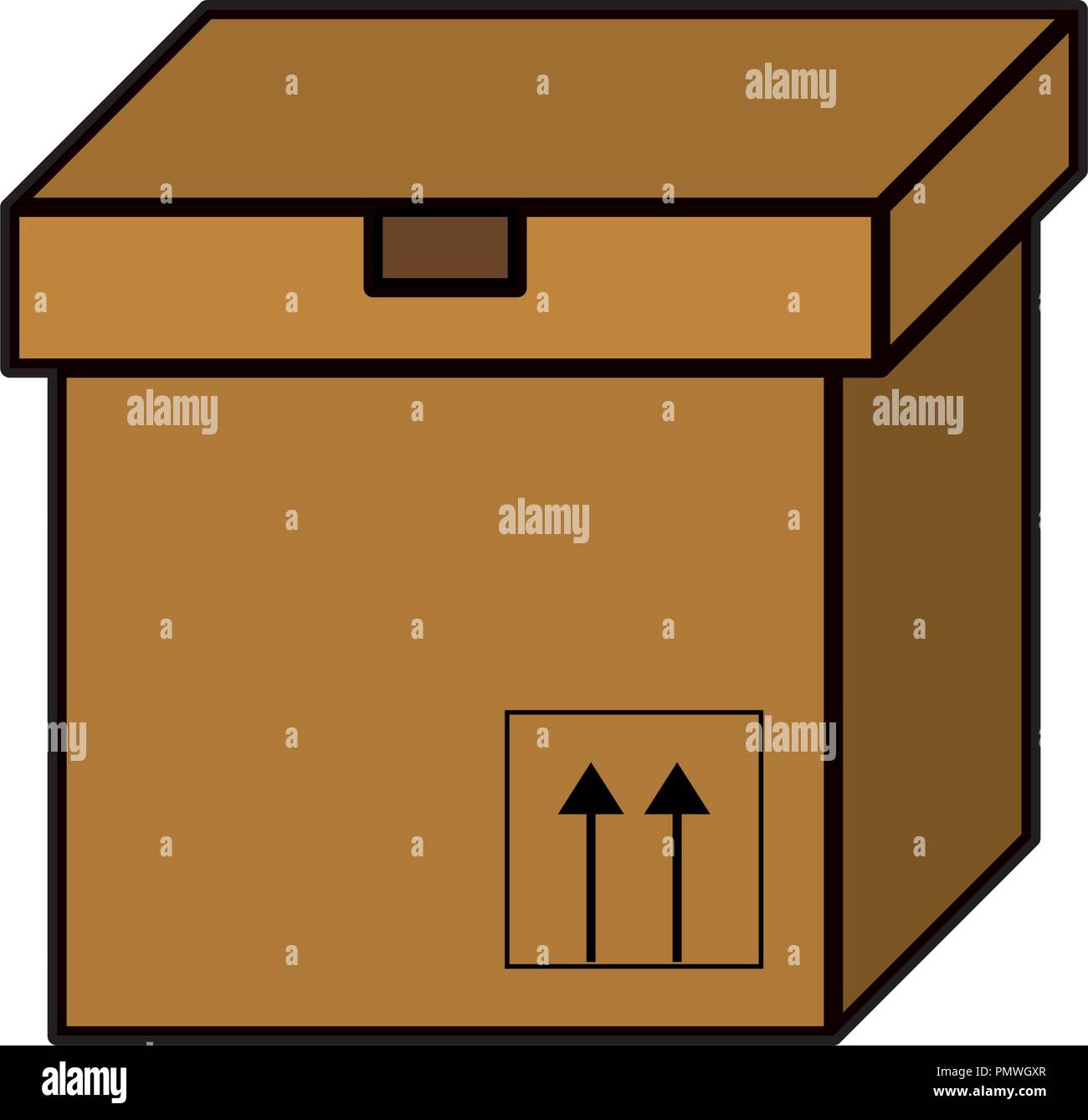 packing box carton icon Stock Vector Image & Art - Alamy