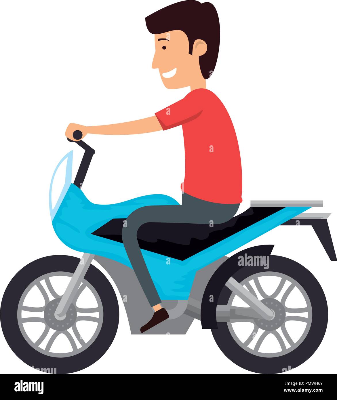 Superbike motorcycle racing racer Stock Vector Images - Alamy