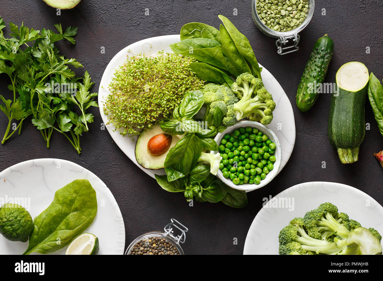 Set healthy food for cooking clean eating source of protein for ...