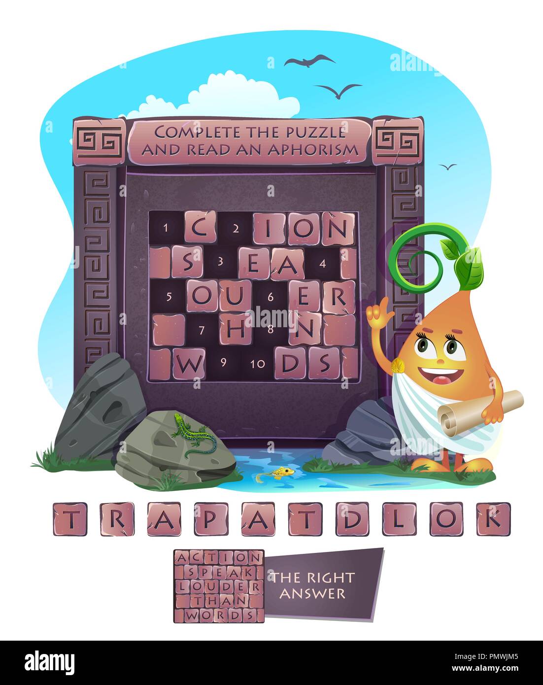 Visual sample games for children and adults. Complete the puzzle and ...