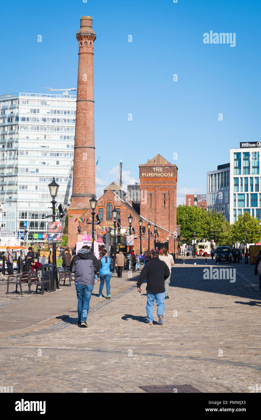 Liverpool Merseyside Albert Dock Grade II Greene & King family pub ...