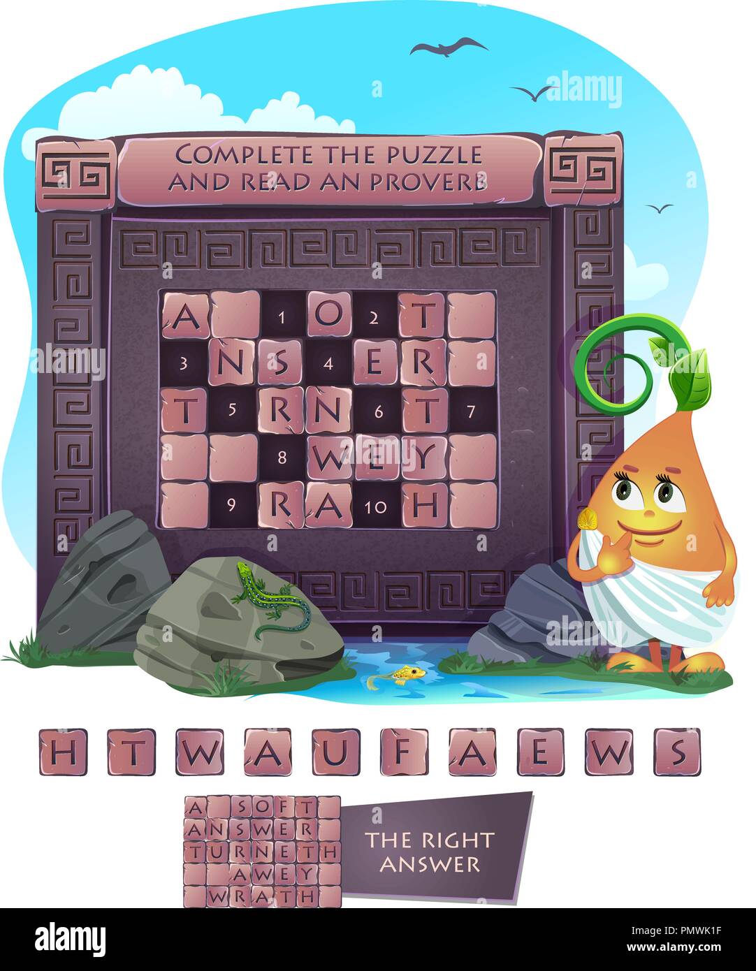 Visual sample games for children and adults. Complete the puzzle and ...