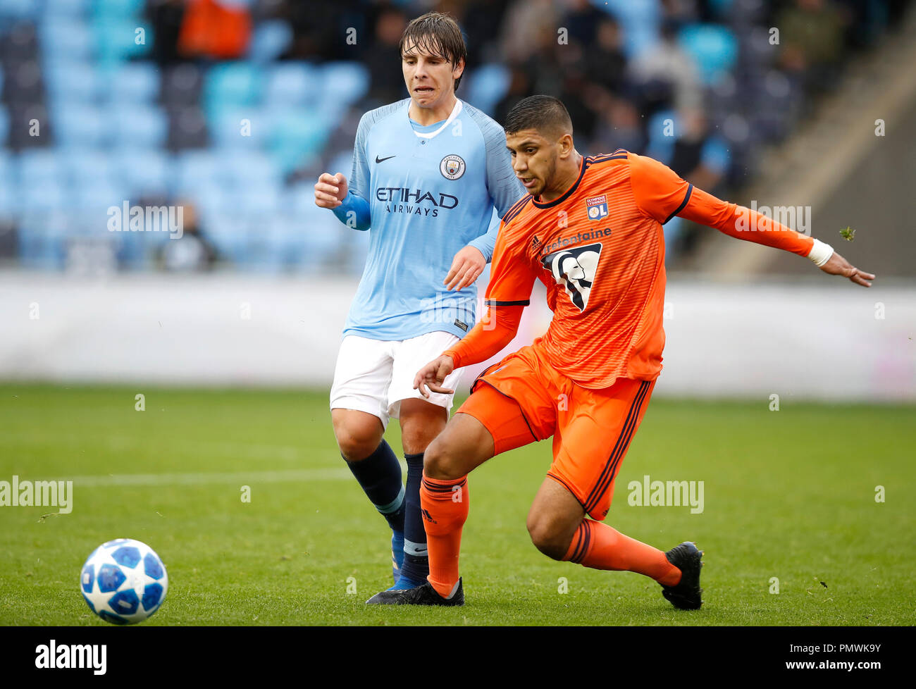 Manchester citys adrian bernabe hi-res stock photography and images - Alamy