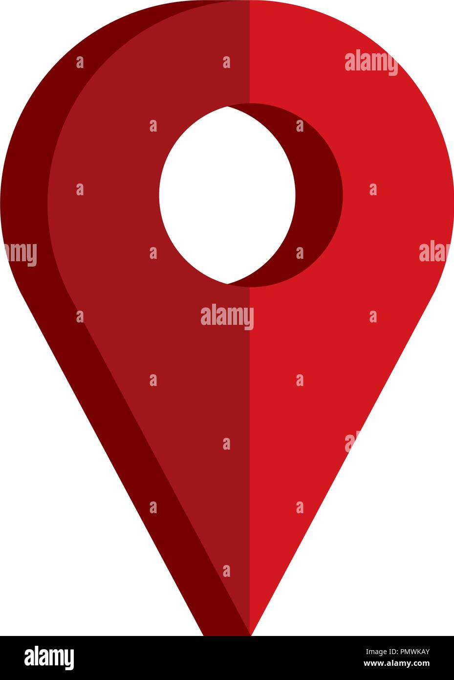 pin pointer location icon Stock Vector Image & Art - Alamy