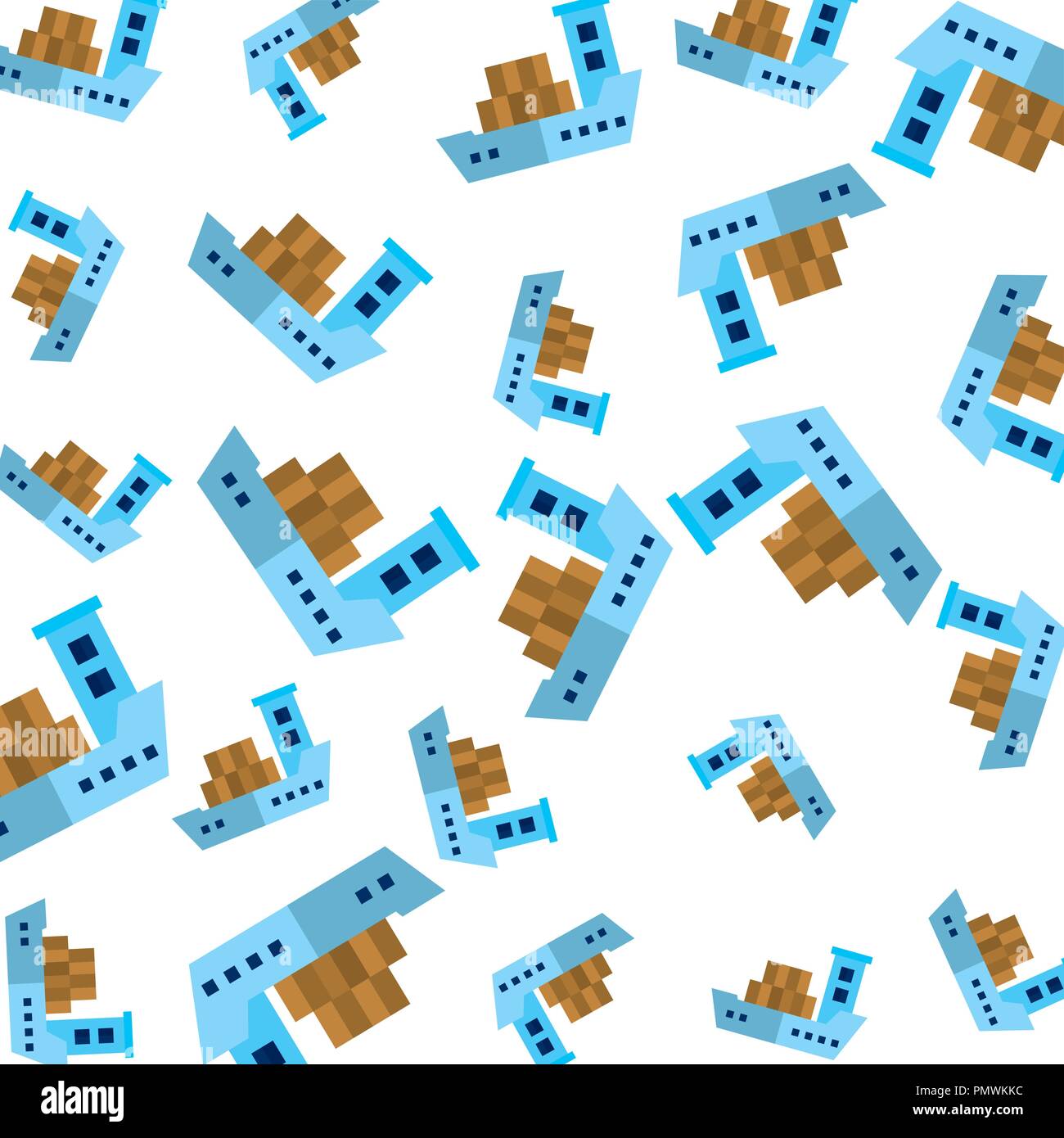 cargo ships pattern background Stock Vector Image & Art - Alamy