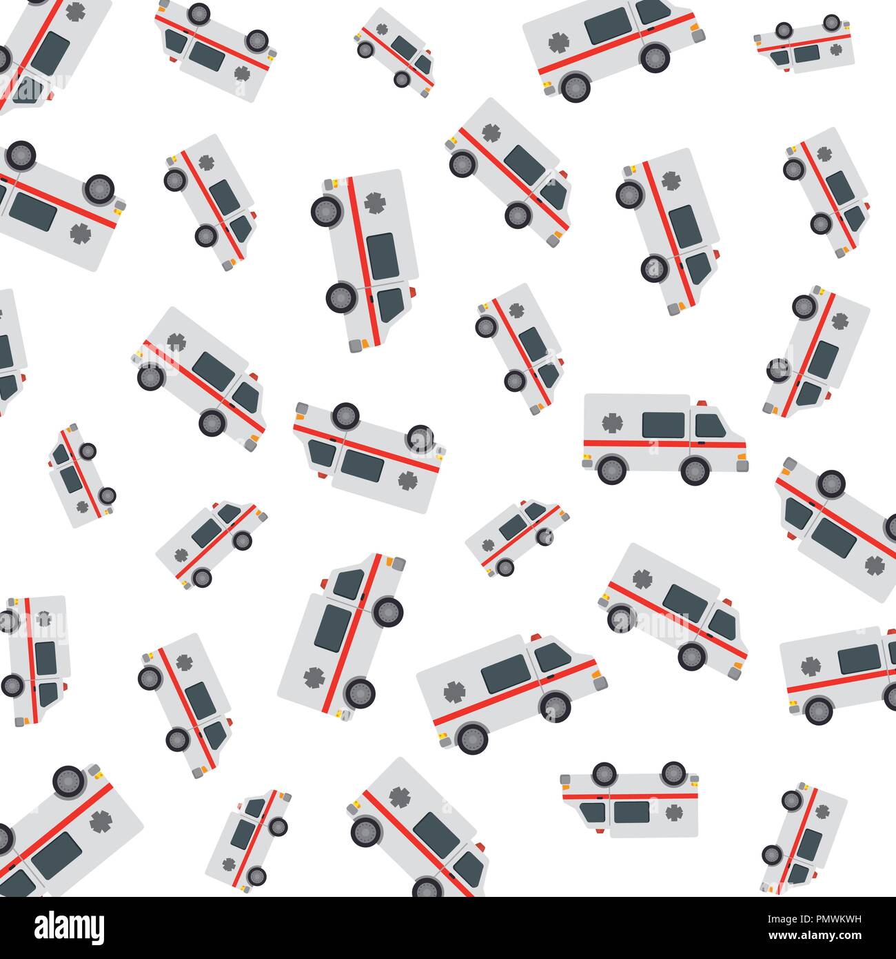ambulance car pattern background Stock Vector Image & Art - Alamy