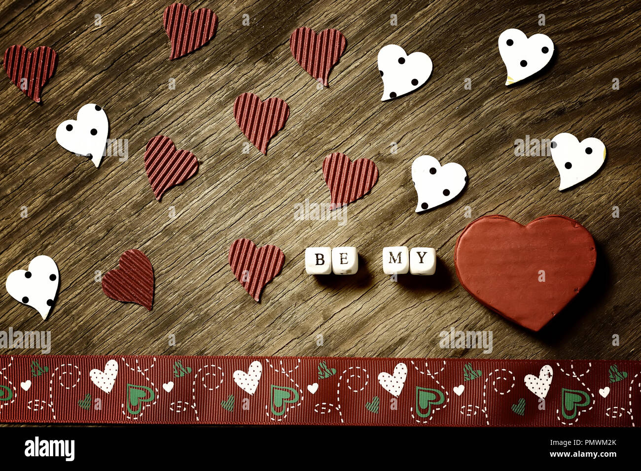 retro background of heart shape Stock Photo - Alamy