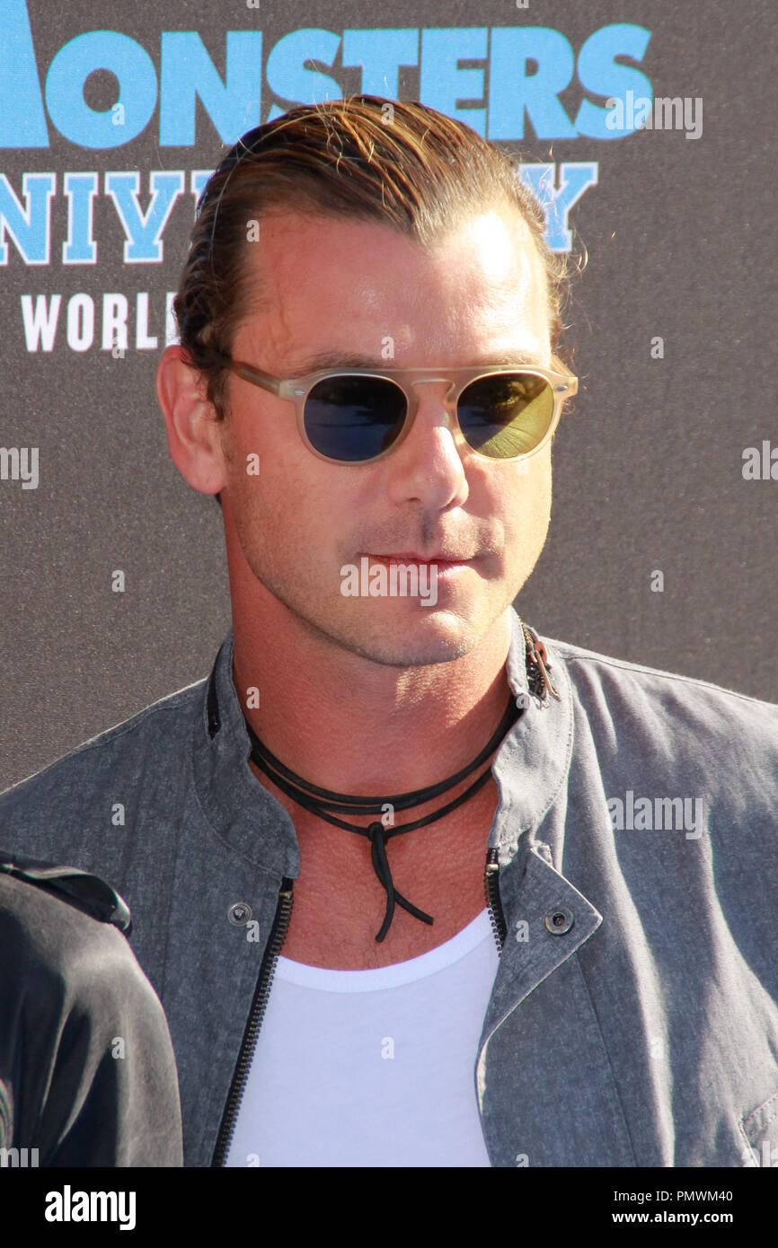 Gavin Rossdale at the World Premiere of Disney-Pixar's "Monsters ...