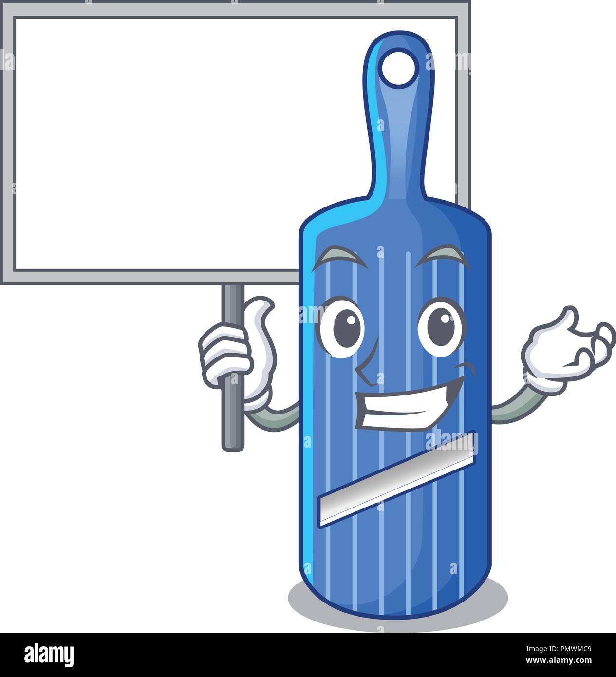 Bring board cut food on mandolin slicer cartoon Stock Vector Image ...