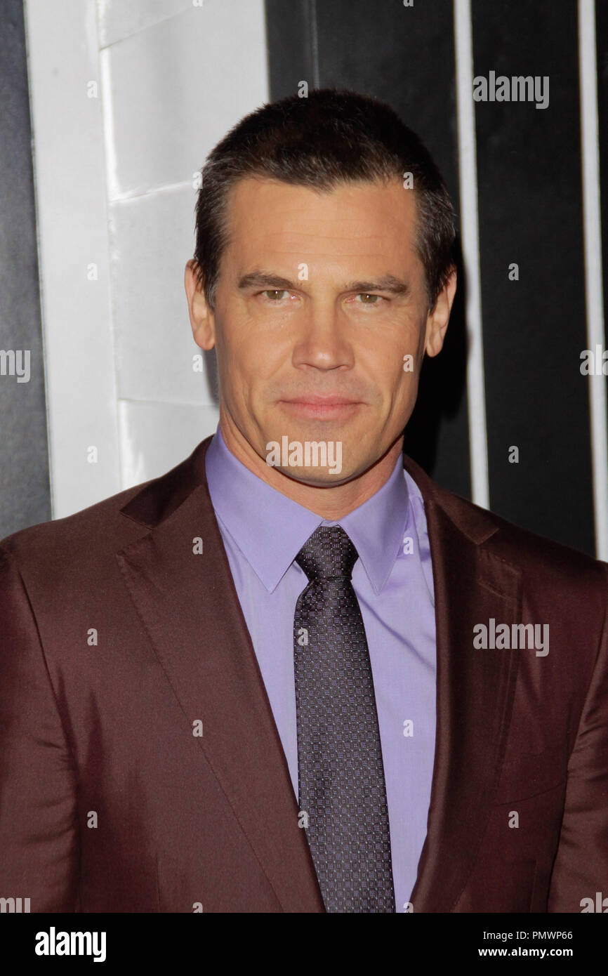 Josh Brolin at the Premiere of Warner Bros. Pictures' "Gangster Squad ...
