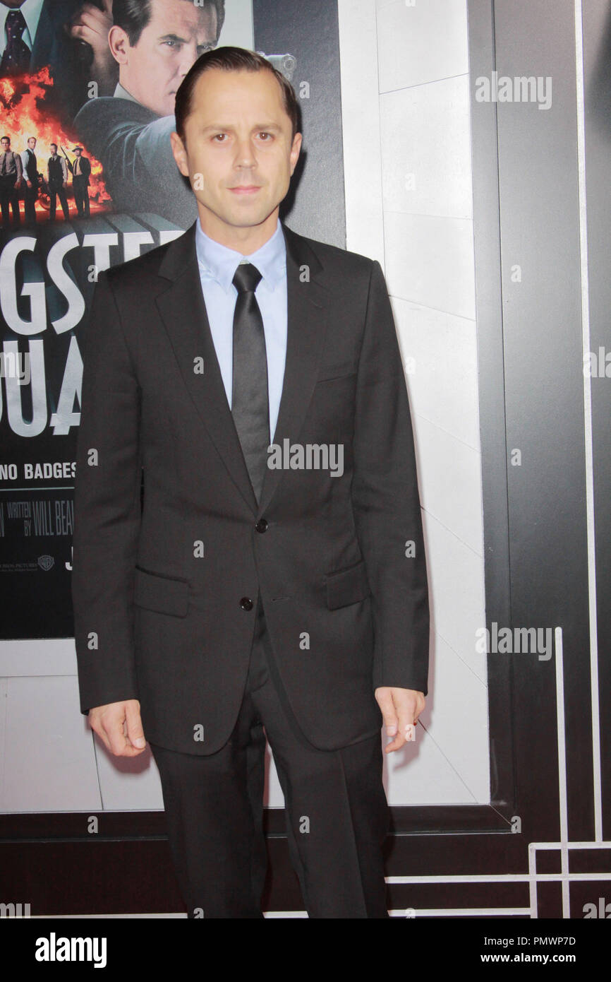 Giovanni Ribisi 01/07/2013 "Gangster Squad" Premiere held at Grauman's ...