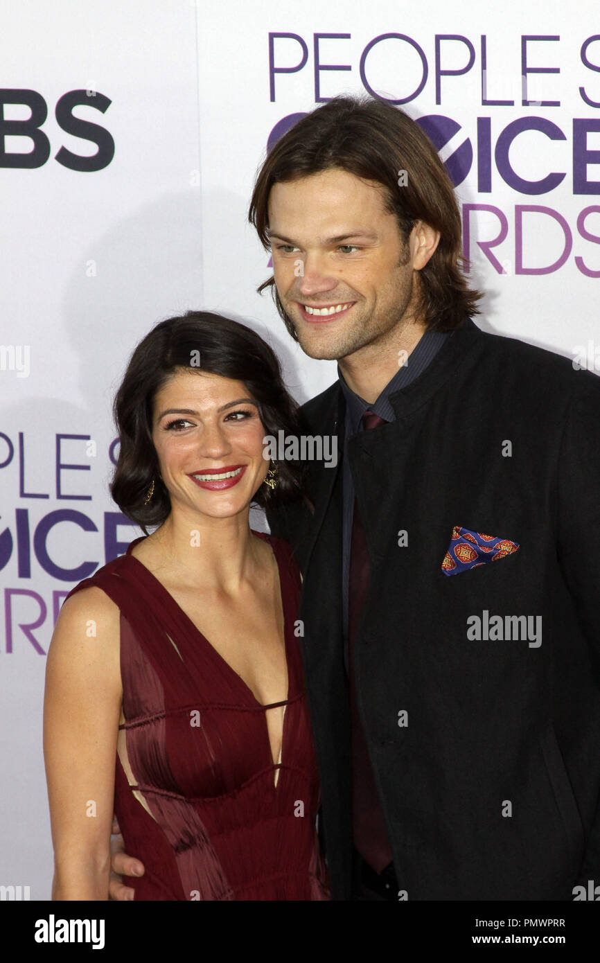 Jared Padalecki and wife Genevieve Padalecki at the People's Choice ...