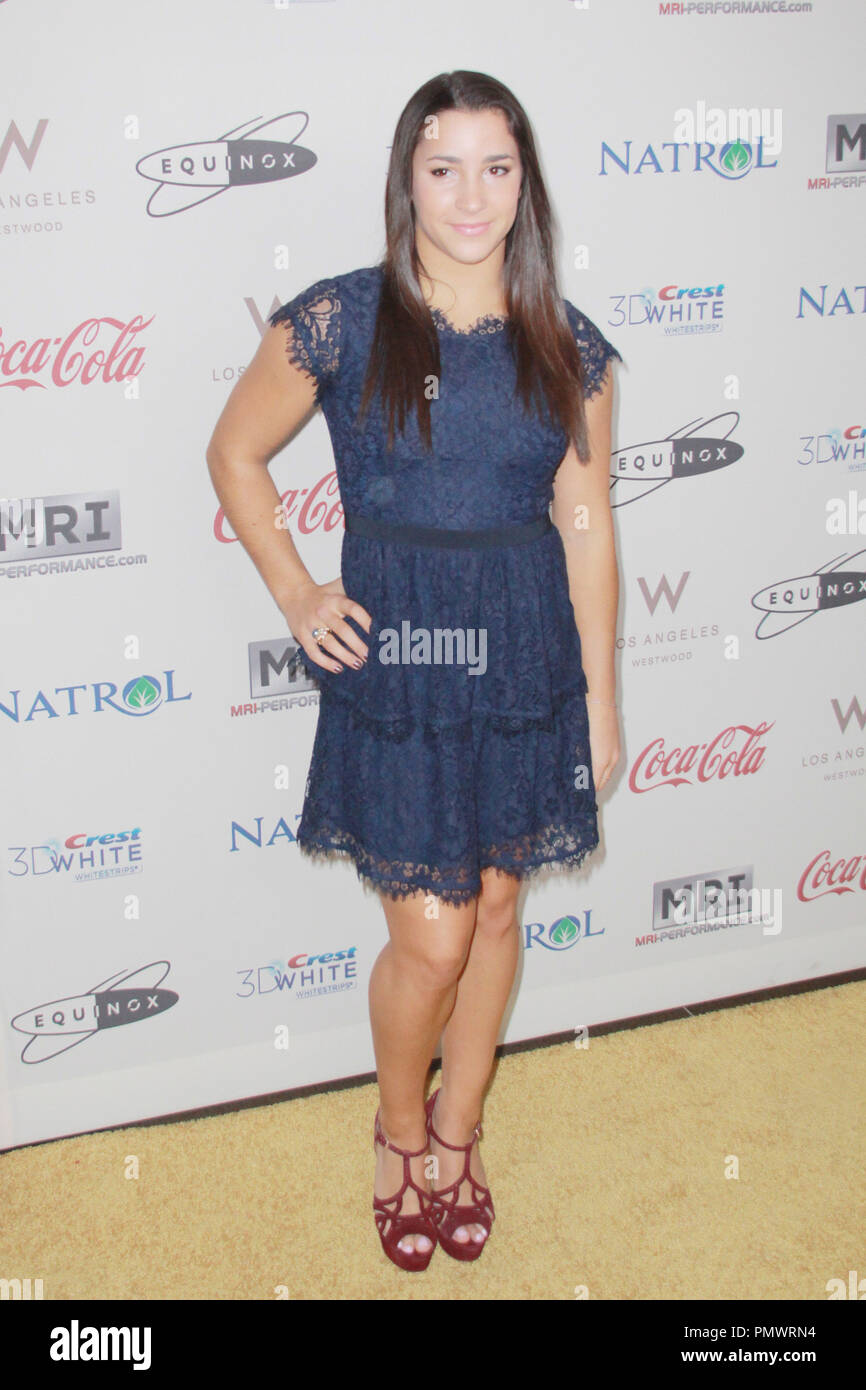 Ally Raisman 01/12/2012 Gold Meets Golden held at Equinox West LA in ...