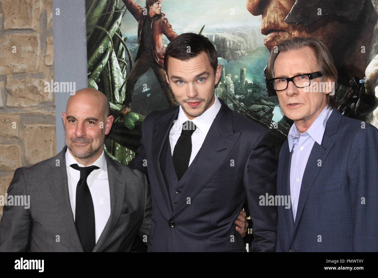 Stanley Tucci, Nicholas Hoult and Bill Nighy at the premiere of New ...
