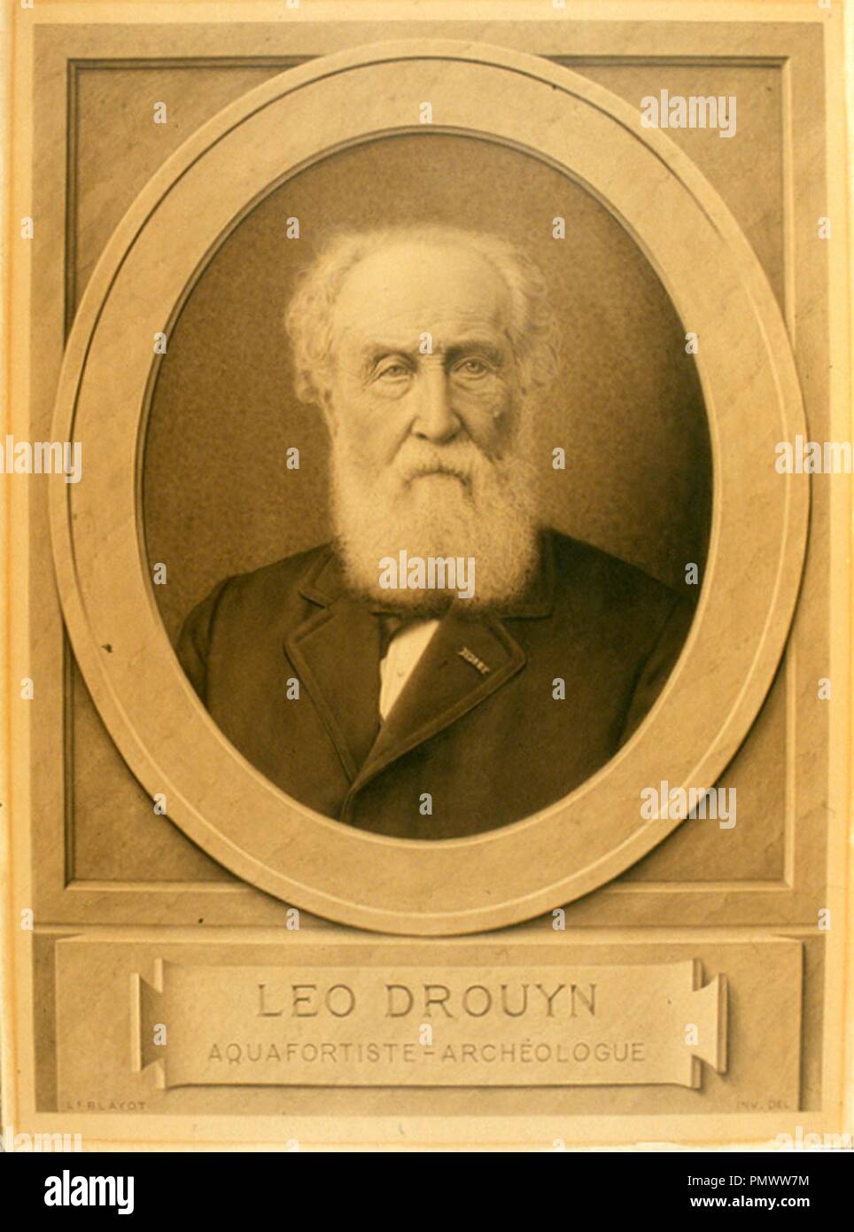 Blayot Louis - Portrait de Léo Drouyn Stock Photo - Alamy