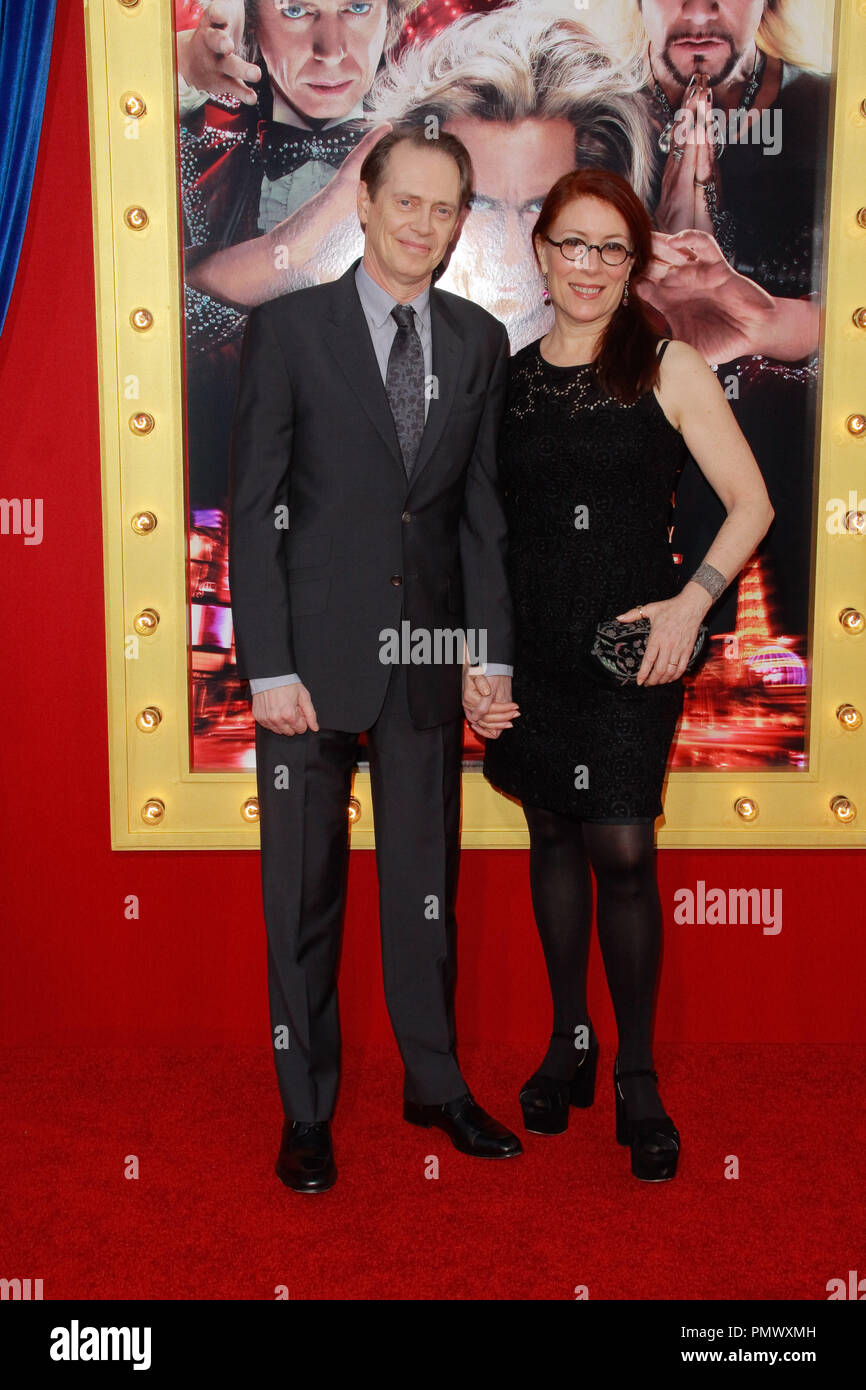 Steve Buscemi and wife Jo Andres at the Premiere of Warner Bros ...