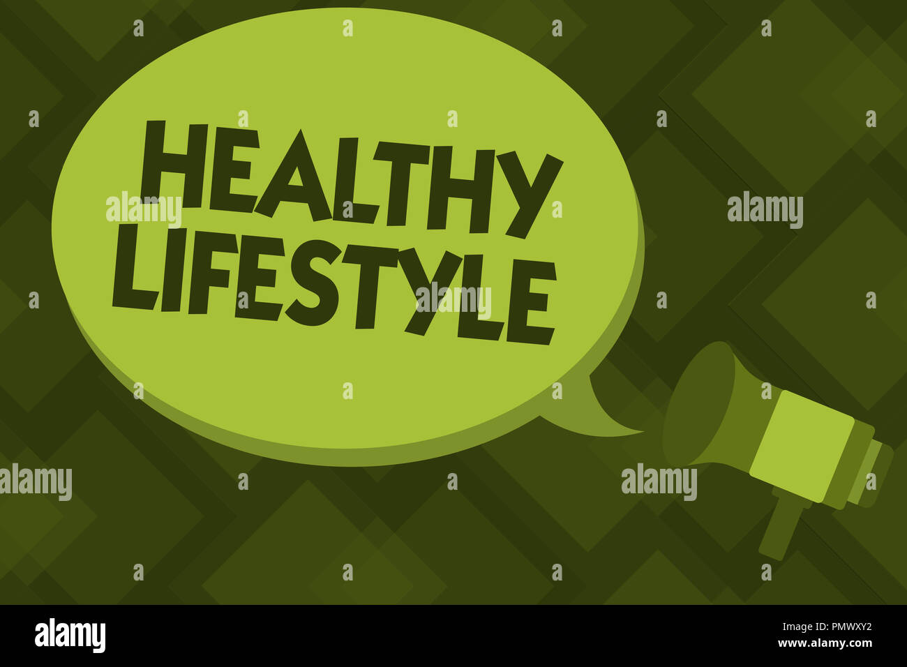 Writing note showing Healthy Lifestyle. Business photo showcasing Live ...