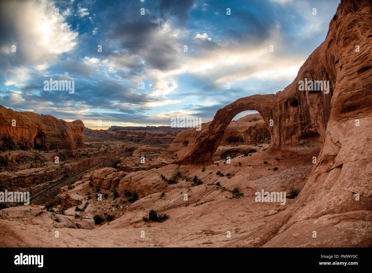 Corona arch hiking trail hi-res stock photography and images - Alamy