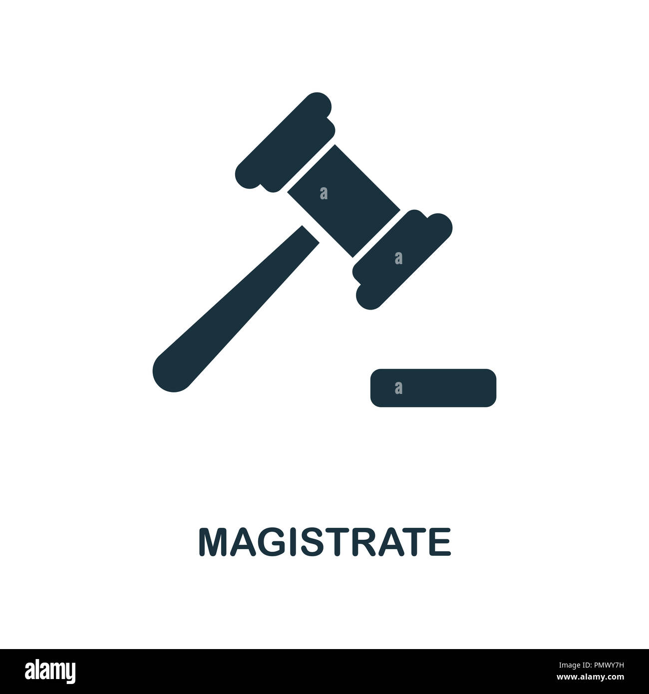 Judge pictogram hi-res stock photography and images - Alamy