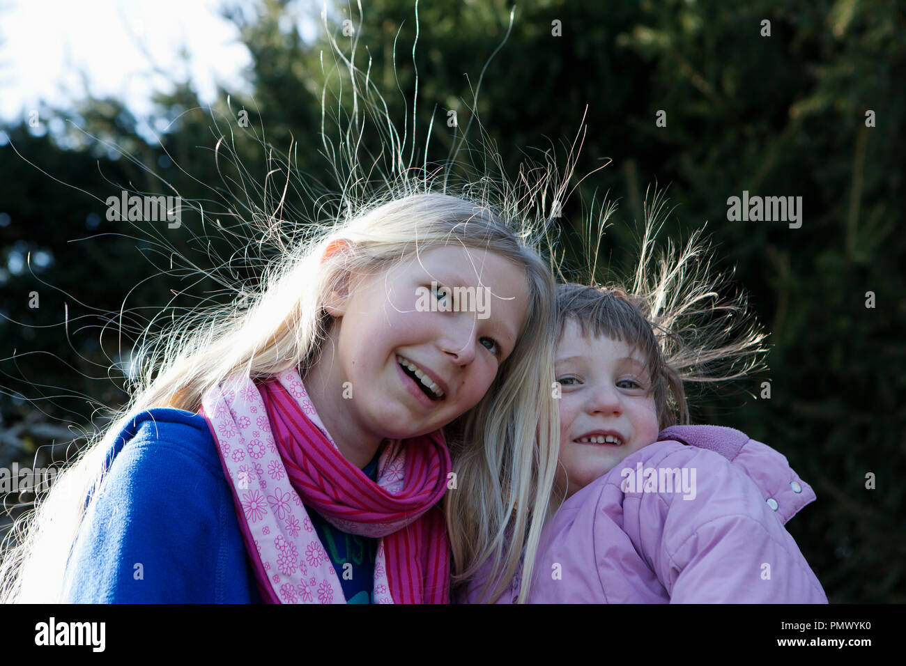 Playful hair hi-res stock photography and images - Alamy