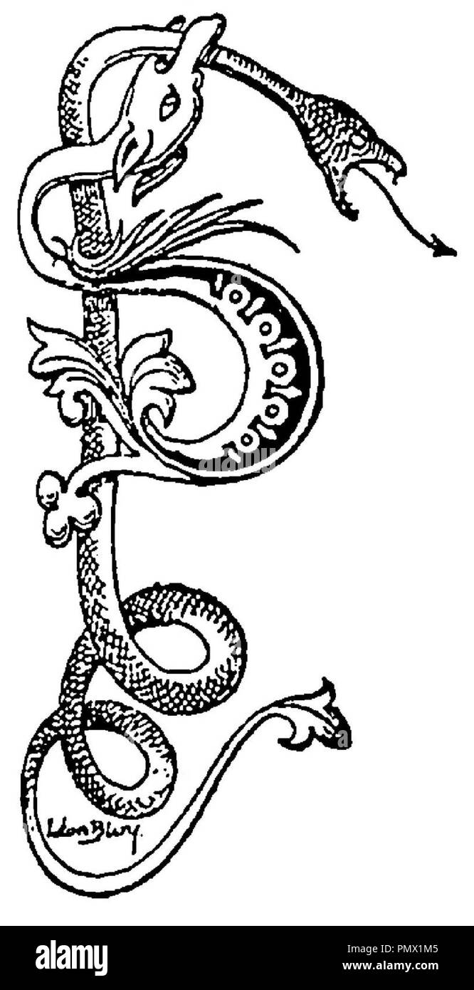 Lettrine p hi-res stock photography and images - Alamy