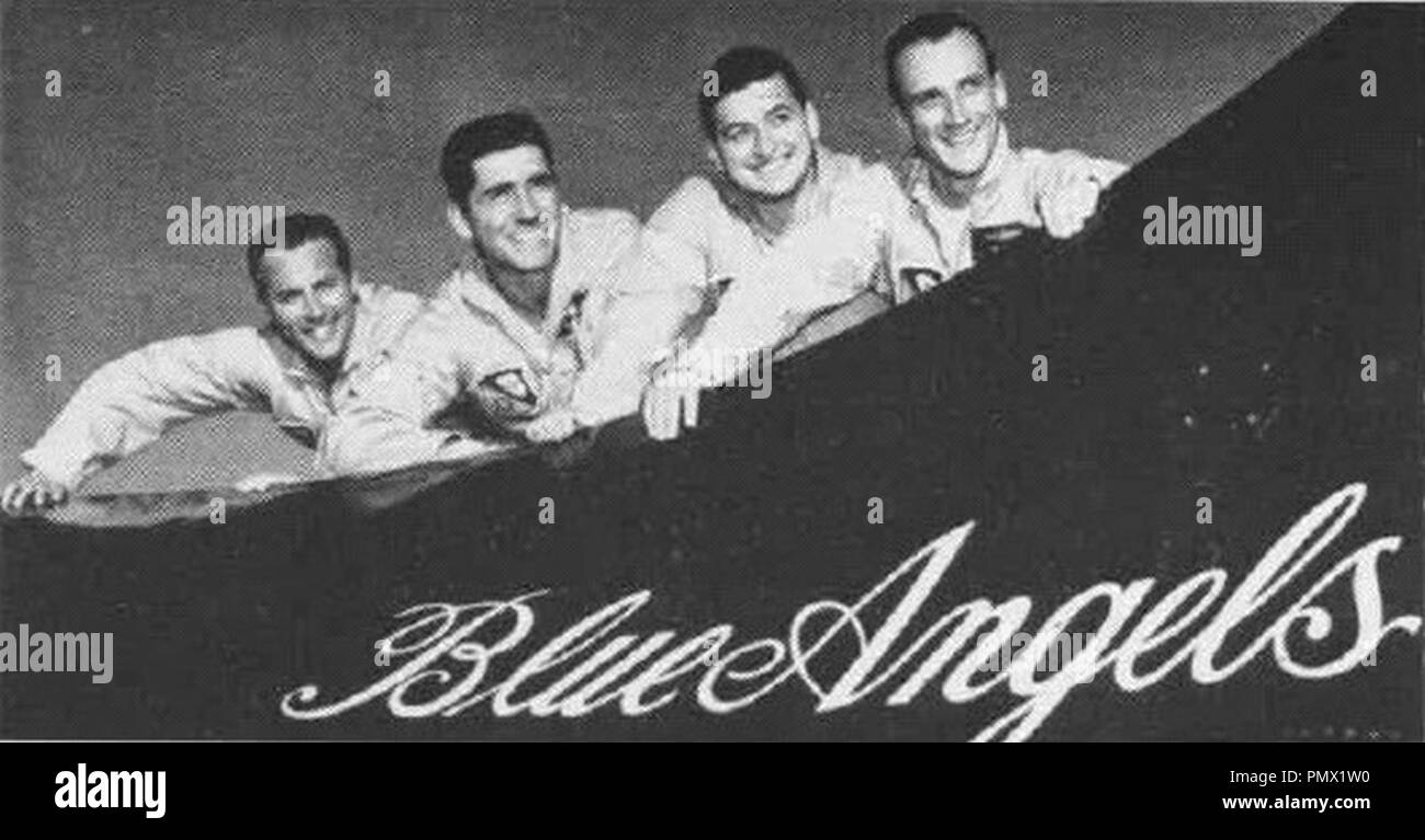 Blue Angels 1955 team NAN8-55 Stock Photo - Alamy