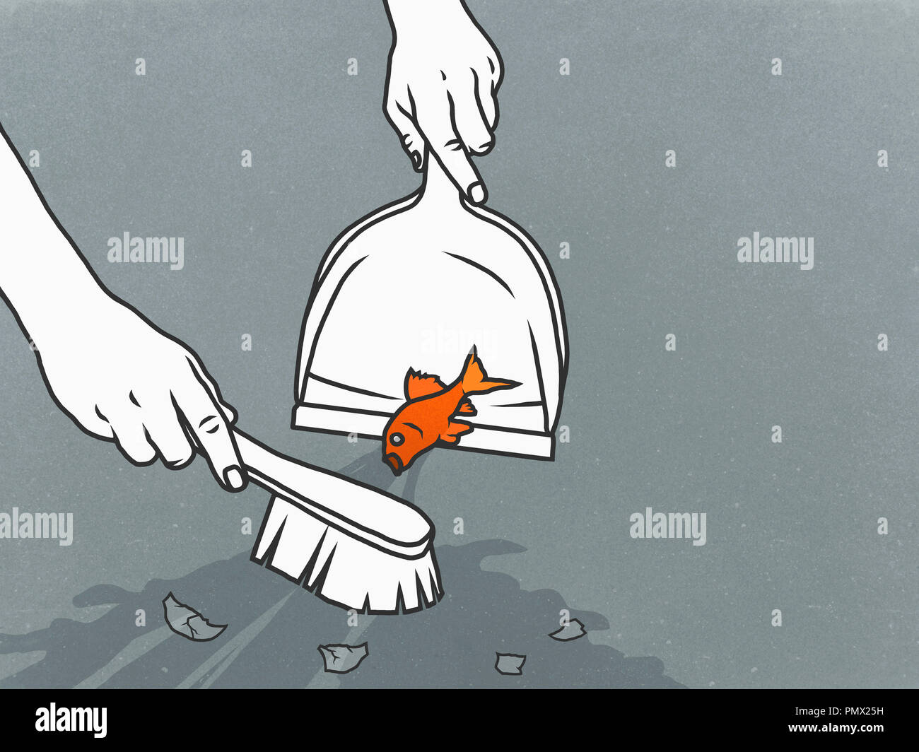 Man with goldfish hi-res stock photography and images - Alamy