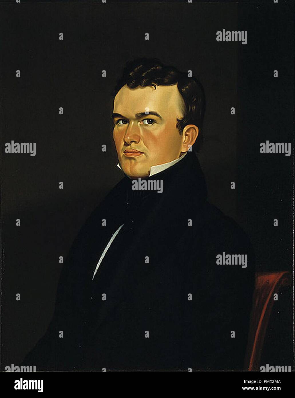 George Caleb Bingham - Self-Portrait of the Artist Stock Photo - Alamy