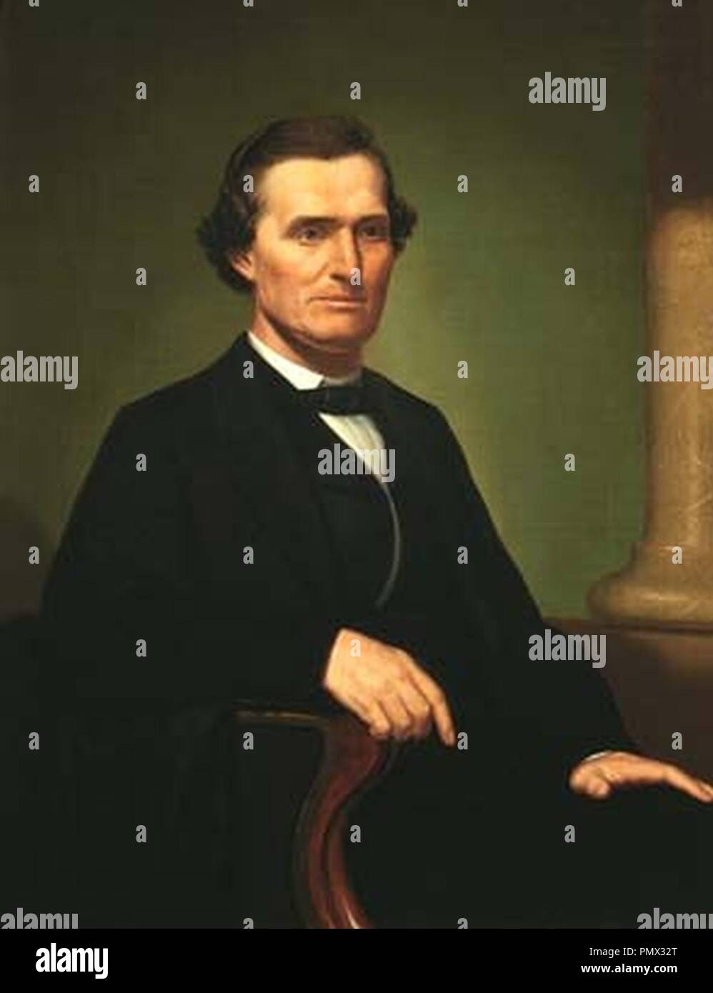 Portrait of Lewis Allen Dicken Crenshaw by George Caleb Bingham Stock ...