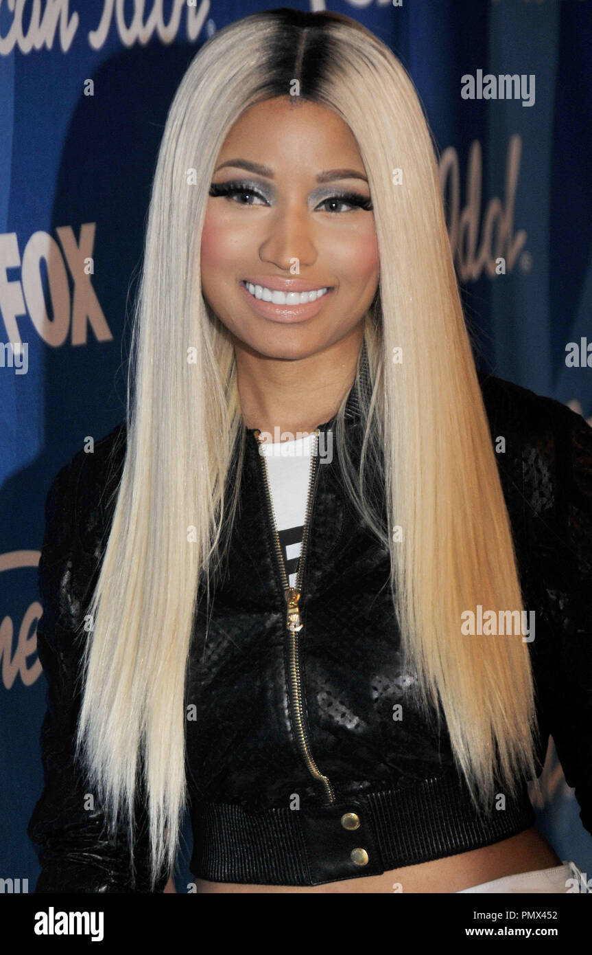 Nicki Minaj at the American Idol Season 12 Finale held at the Nokia ...