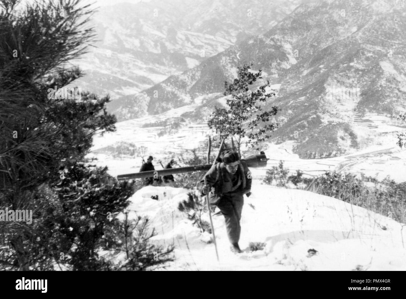 Korean War 1951 US Infantry Stock Photo - Alamy