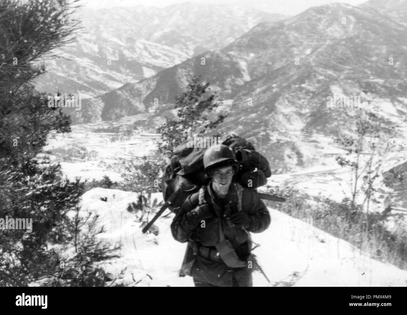 Korean War 1951 US Infantry Stock Photo - Alamy