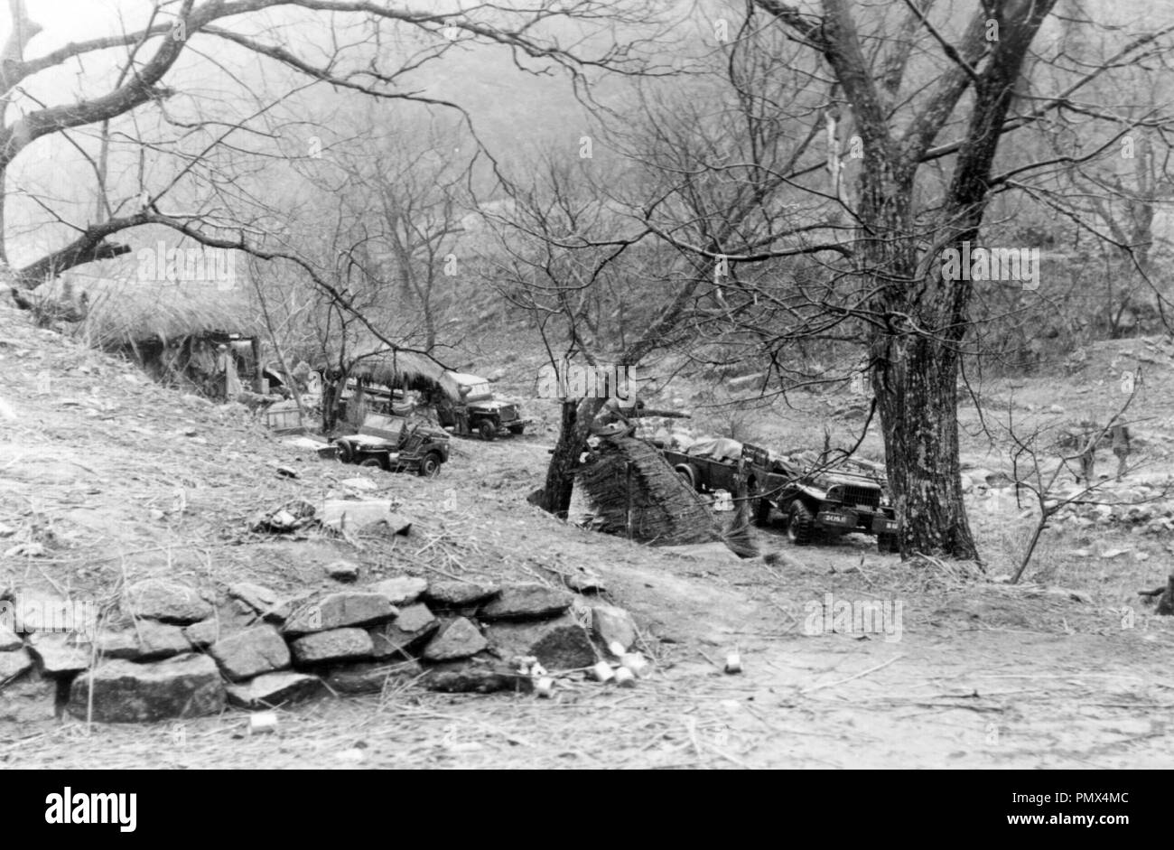 Korean War 1951 US Infantry Stock Photo - Alamy
