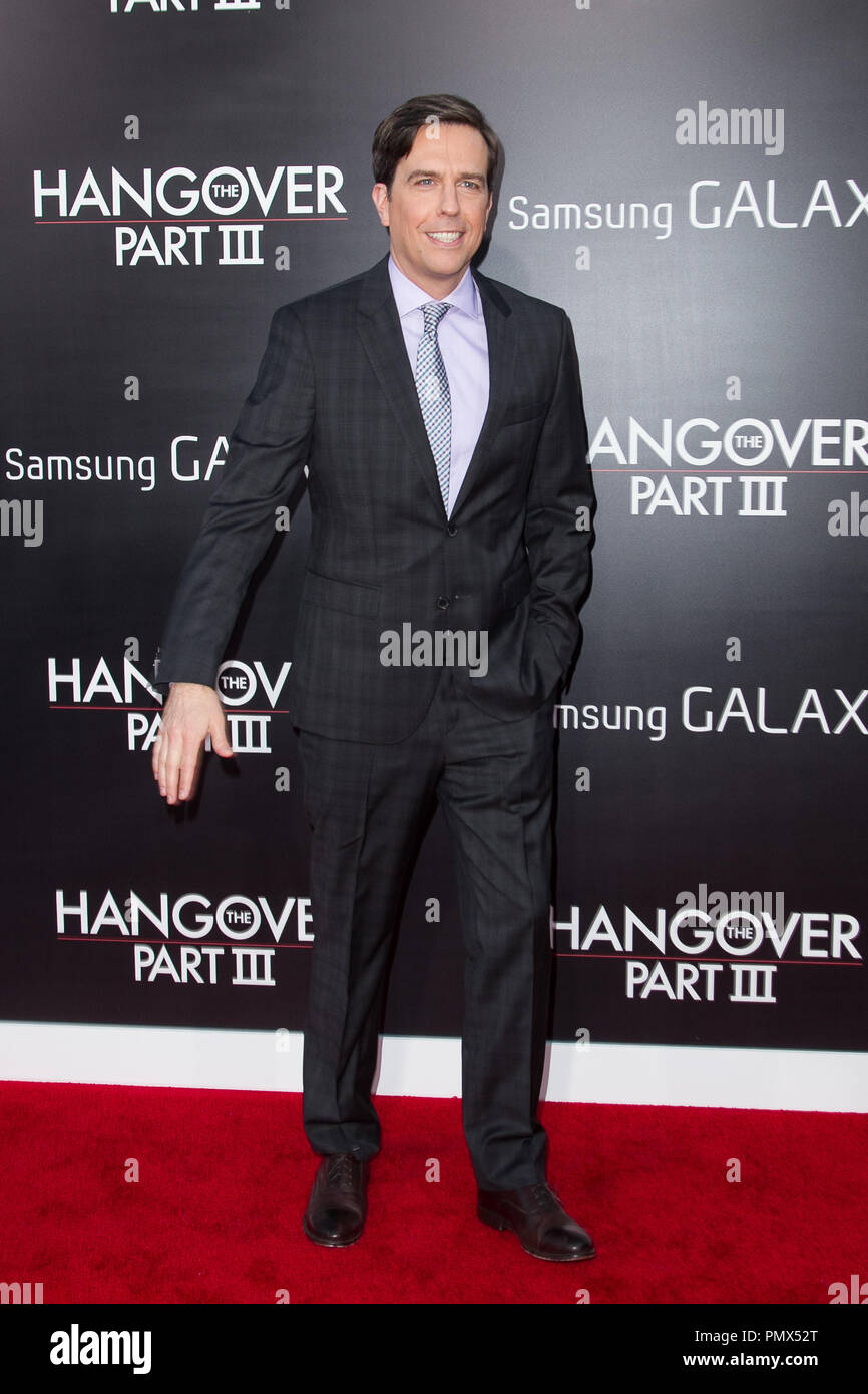 Ed Helms arrives at the premiere of Warner Bros. Pictures' 'Hangover ...