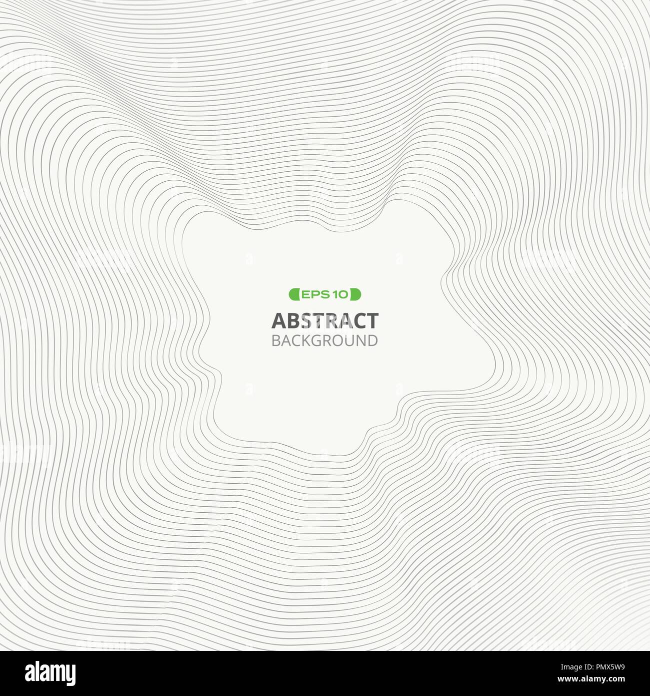 Abstract of black freestyle stripe line, illustration vector eps10 ...