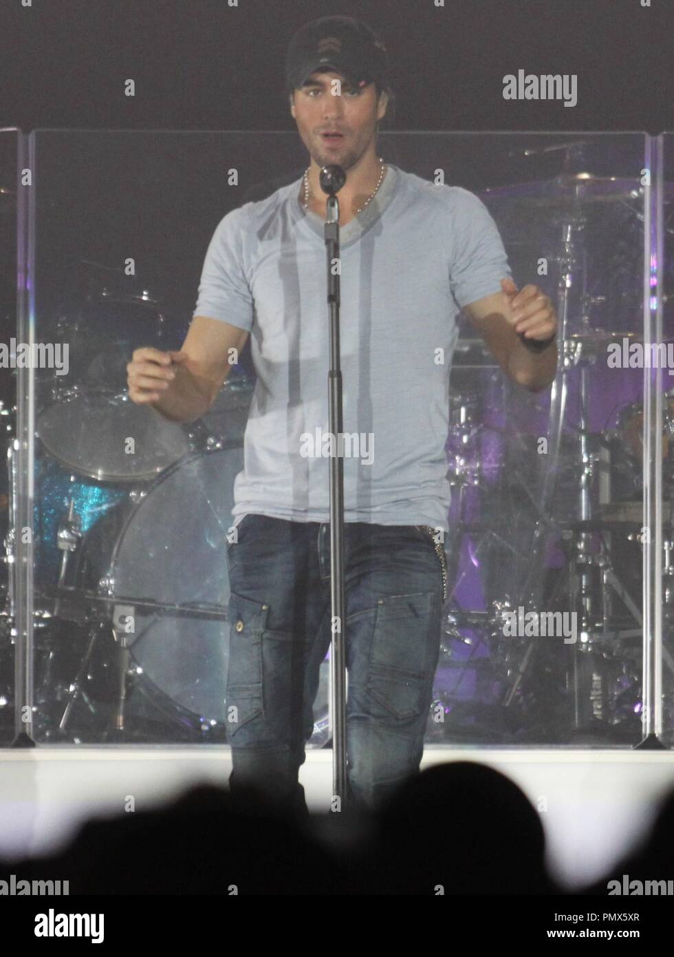 Manchester,Uk ENRIQUE INGLESIAs performs at Manchester Arena credit Ian ...