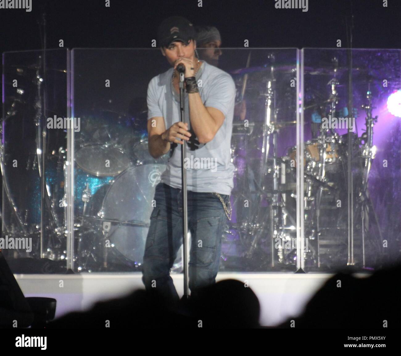 Manchester,Uk ENRIQUE INGLESIAs performs at Manchester Arena credit Ian ...