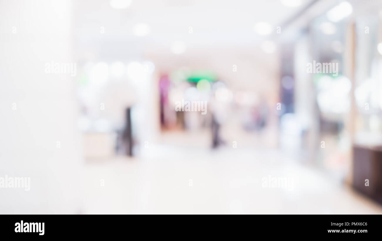 abstract shopping mall store blurred on background Stock Photo - Alamy