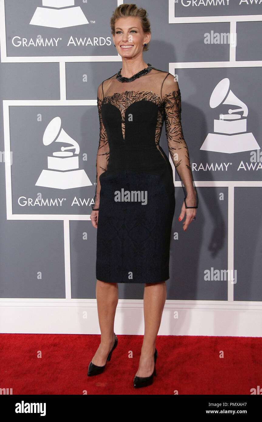 Faith Hill at the 55th Annual Grammy Awards held at the Staples Center ...