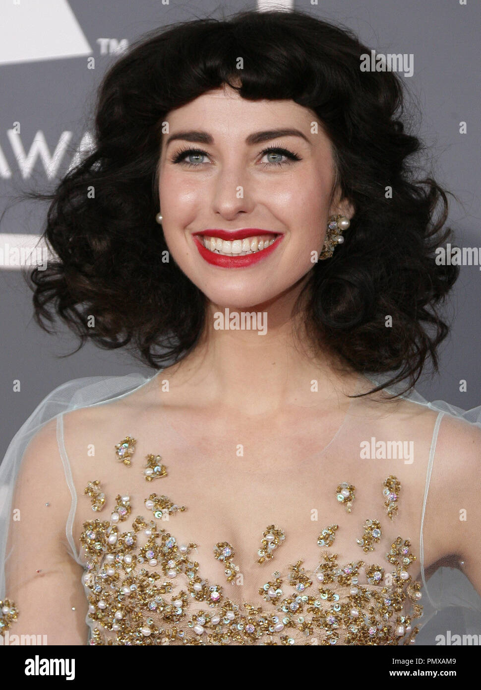 Kimbra at the 55th Annual Grammy Awards held at the Staples Center in ...