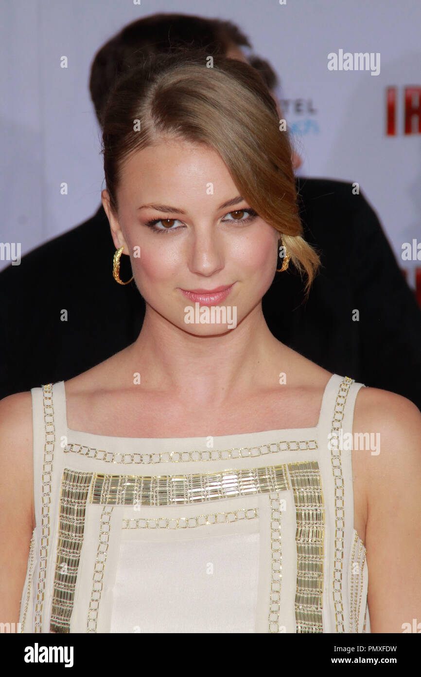 Emily VanCamp at the World Premiere of Marvel's "Iron Man 3". Arrivals ...