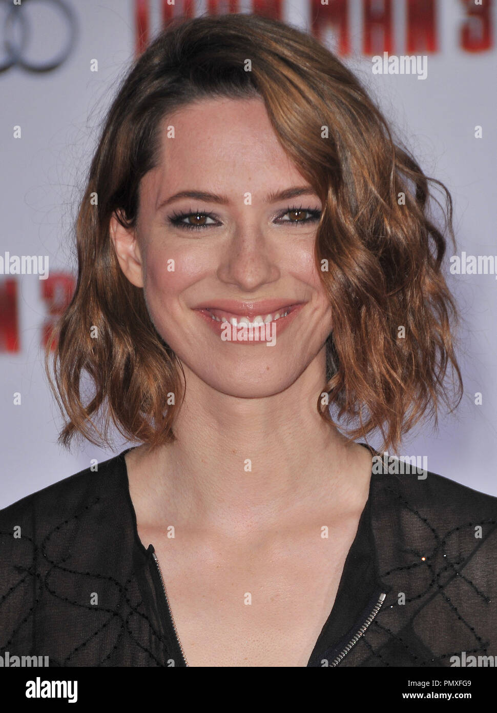 Rebecca Hall at the World Premiere of "Iron Man 3" held at the El ...