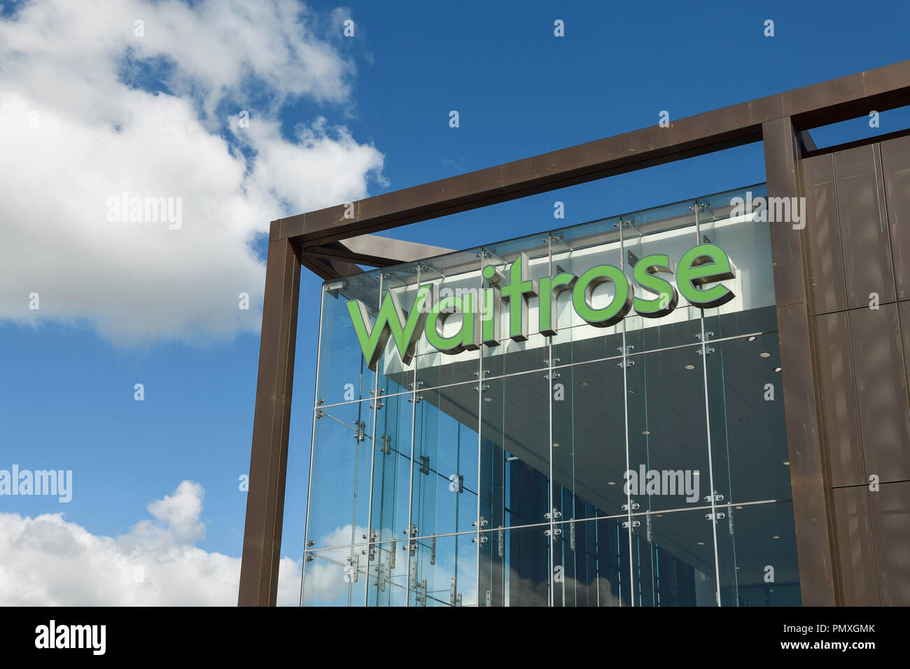 Waitrose signage on a store in Chester UK Stock Photo - Alamy